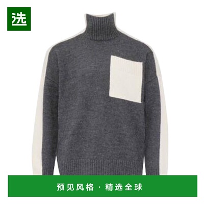 1h可退 香港直邮J.W. Anderson 女士 贴袋高领毛衣 KW1402YN0367