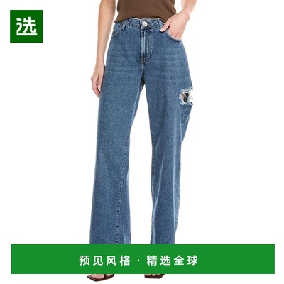1h可退 【美国直邮】One Teaspoon Jackson Rosewood 阔腿牛仔裤