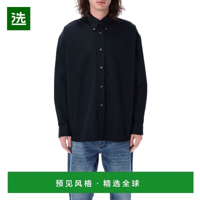 1h可退 香港直邮Studio Nicholson 男士 Ruskin 高科技斜纹布衬衫