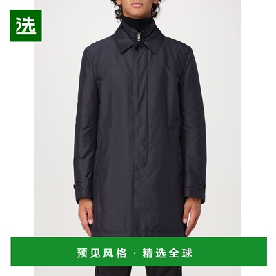 香港直邮FAY 男士外套 NAM62490160AXXU804 AW2024 黑色 Raincoat