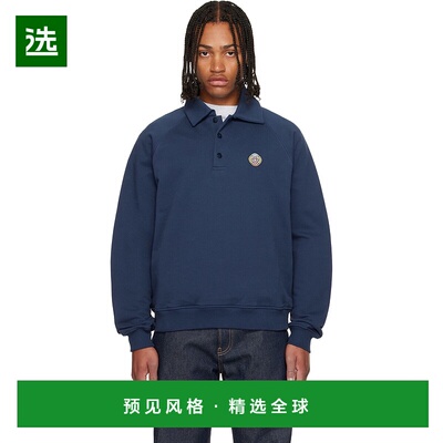 1h可退 香港直邮Casablanca 男士 海军蓝 Polo 衫 MAW25JTP40901