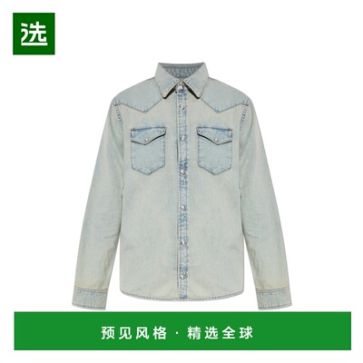 香港直邮ZADIG & VOLTAIRE 女士长袖衬衫 WWSH02275LIGHTBLUE