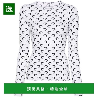 香港直邮MARINE SERRE 女士衬衫 WTS006ACJER0001WH00 AW2025