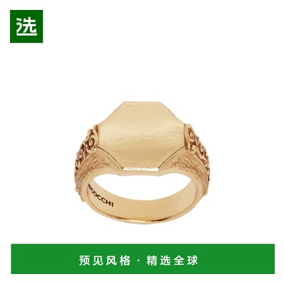 香港直邮Emanuele Bicocchi 男士戒指 OTA2GGOLD AW2025 金色