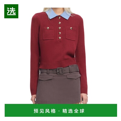 香港直邮SELF-PORTRAIT 女士针织衫 AW25021TABU AW2025 红色
