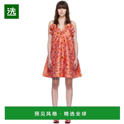 1h可退 【美国直邮】Kika Vargas 女士 连衣裙 V领  修身时尚 优