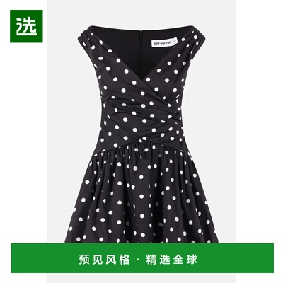 香港直邮SELF-PORTRAIT 女士连衣裙 RS26209SB SS2026 黑色 Polka