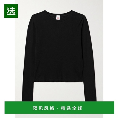 1h可退 香港直邮redone 女士 + Hanes 90s 婴儿棉针织T恤 024R2W9