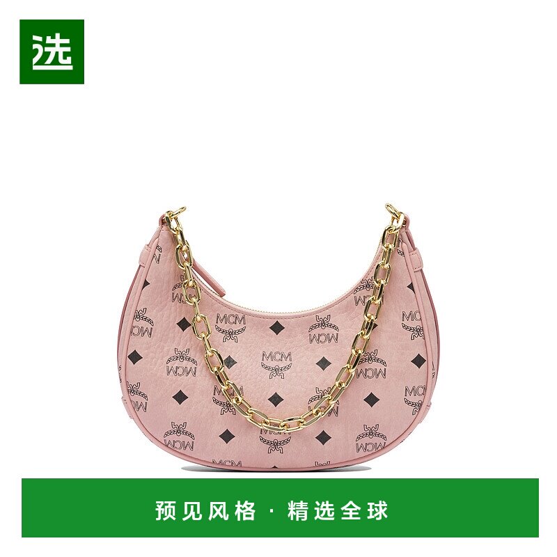 1h可退 香港直邮MCM 女士 单肩包 MWHFATA02SOFTPINK pink粉色 舒