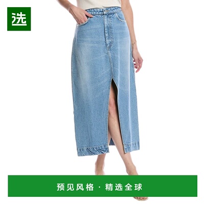 Sea New York Marion牛仔迷笛裙-蓝色 美国奥莱直发牛仔裙