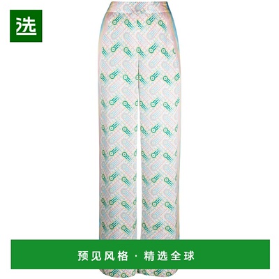 1h可退 香港直邮Casablanca 女士 白色裤子 WPS24TR15201PINGPONG