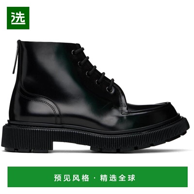 1h可退 【美国直邮】Adieu 黑色 164 型靴子 时尚男靴 舒适优雅 2