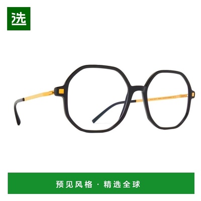 1h可退 香港直邮Mykita 男士 徽标平光镜 HILLA black黑色 舒适时