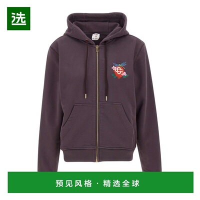香港直邮CASABLANCA 女士卫衣 AW2025 WAW25JTP27402 长袖深棕色
