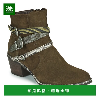 欧洲直邮Regard 女士 短筒靴 NAPOLI V3 VELOURS MILITARE女靴