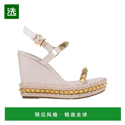 香港直邮Christian Louboutin 露趾坡跟凉鞋 3210806_厚底