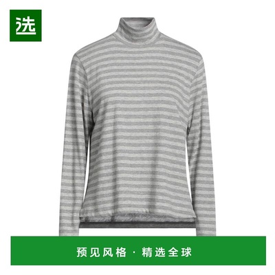 1h可退 香港直邮Majestic Filatures 女士 高领上衣 grey灰色 舒