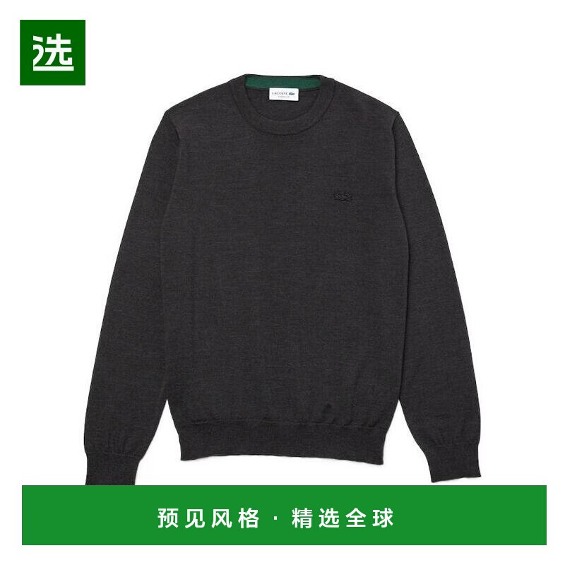 香港直邮LACOSTE 男士针织毛衣 AH1969EL6ANTRACITE AW2023长袖