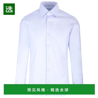 香港直邮BARBA 男士衬衫 U10442030002 CO 浅蓝色