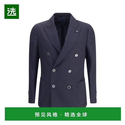 1h可退 香港直邮Lardini 男士 双排扣西装外套 CN660AEJ20CN65502