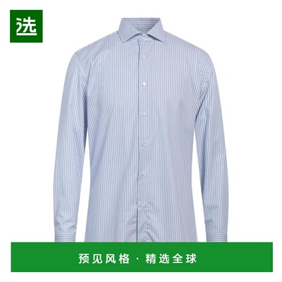 1h可退 【美国直邮】CARUSO男士 衬衫 长袖条纹 时尚舒适 百搭休