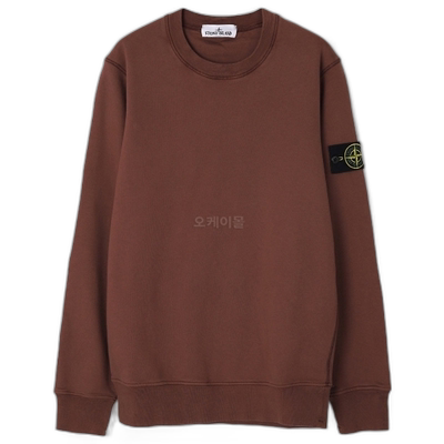 韩国直邮STONE ISLAND 63051 棉质抓绒圆领卫衣 男士潮流日常服装