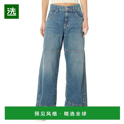 1h可退 【美国直邮】Free People Benji 宽松阔腿裤 女士牛仔裤 1