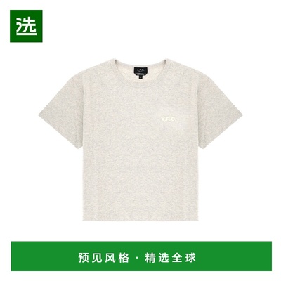 香港直邮A.P.C. 女士T恤 COHBQF26390BNA SS2026 灰色 T-SHIRT WI