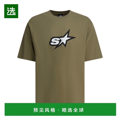 香港直邮STUSSY 男士T恤 19051230483ARMY AW2025 绿色 T-shirts