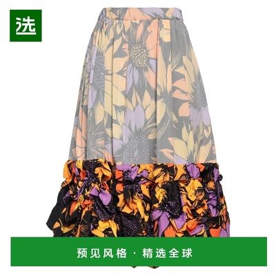 1h可退 香港直邮comme des garcons 川久保玲 女士 中长半身裙