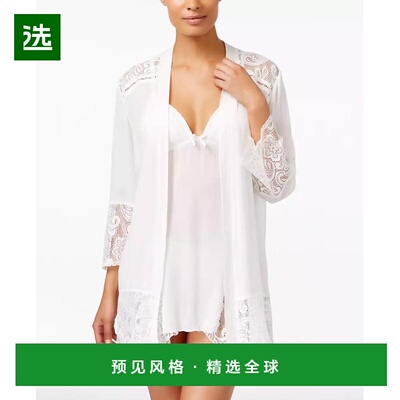 【美国直邮】linea donatella 男士 睡裙蕾丝睡袍