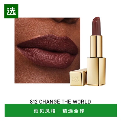 欧洲直邮Estee lauder雅诗兰黛 绒雾小金管口红3.2g 哑光质地#812