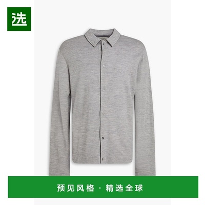 1h可退 香港直邮officine generale 男士 Brent 羊毛混纺针织针织