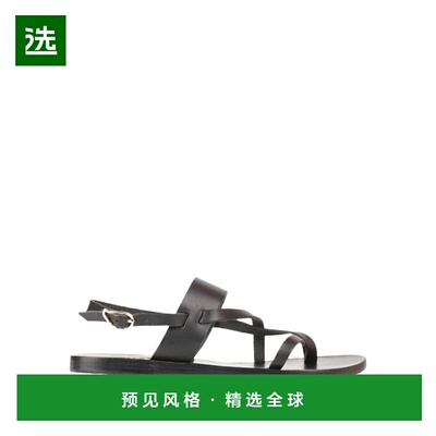1h可退 香港直邮Ancient Greek Sandals 女士 人字拖 black黑色