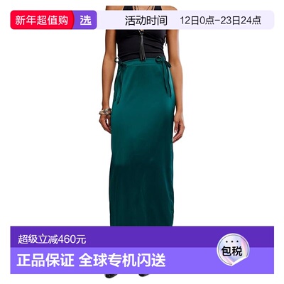 1h可退 香港直邮Free People 自由人 女士 Rosetto Column 半身裙