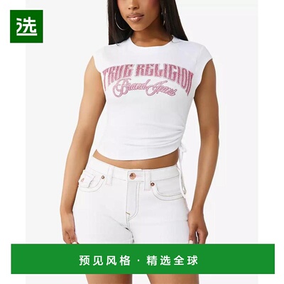 【美国直邮】true religion 女士 上装T恤短袖上衣