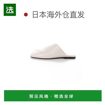 【日本直邮】Daniella&GEMMA不对称平底凉鞋（乳白色）单鞋时装凉