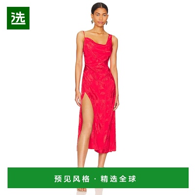 1h可退 香港直邮for love lemons 女士 Ilana 中长连衣裙 CD2935S