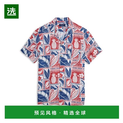 【美国直邮】vineyard vines 男士 衬衫短袖亚麻