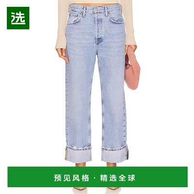 1h可退 香港直邮AGOLDE 女士 Fran Slung 低腰舒适直筒牛仔裤 A91