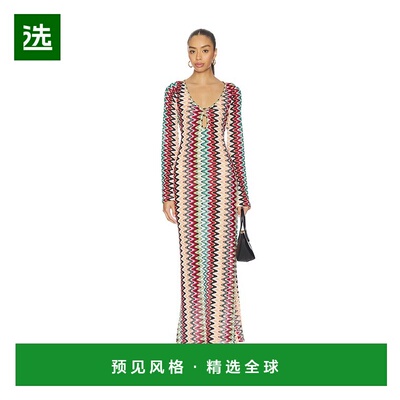 1h可退 香港直邮Seven Wonders 女士 Emerie 圆领长款连衣裙 SW25