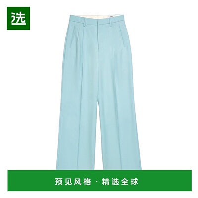 香港直邮Ami Paris 直筒羊毛休闲裤 FTR508WV0026.阔腿裤直筒裤