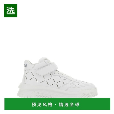 1h可退 香港直邮Versace 范思哲 男士 穿孔运动鞋 10089641A06403