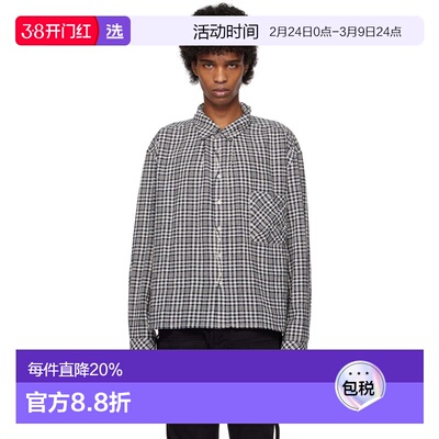 1h可退 香港直邮C2H4 男士 海军蓝 & 黑色 Profile 衬衫 R010ST03