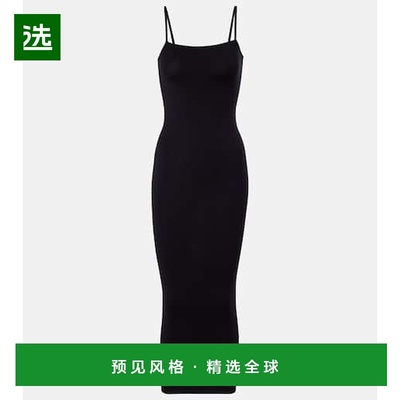 1h可退 香港直邮Wolford 女士 Fatal 吊带中长连衣裙 black黑色