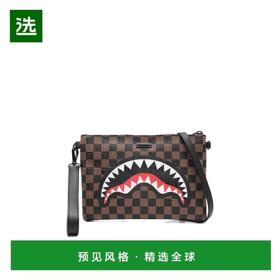 香港直邮Sprayground 男士手拿包 910B8239NSZ SS2026 棕色 Clutc