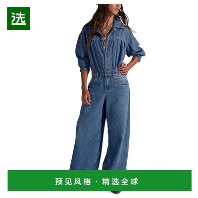 1h可退 香港直邮Free People 自由人 女士 Carpe Diem 连身连衣裙