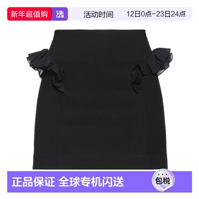 1h可退 香港直邮Nensi Dojaka 女士 迷你半身裙 black黑色 舒适时