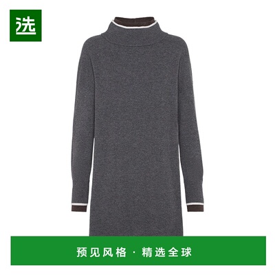 香港直邮Brunello Cucinelli 长袖连衣裙 M16222A94高领