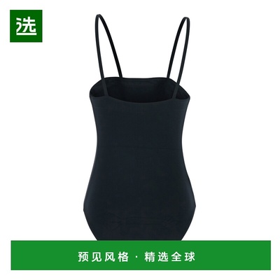 1h可退 香港直邮ERES 女士 'Aquarelle' 黑色方领圈吊带高科技布